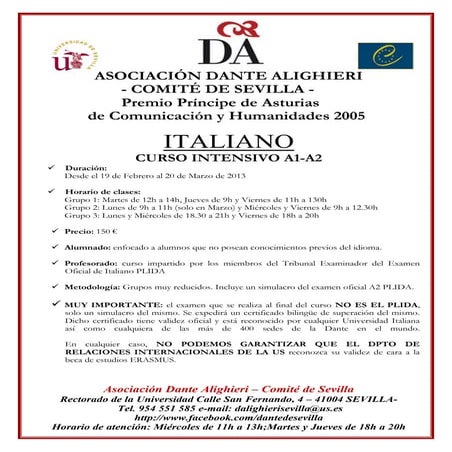 Curso intensivo de italiano a1 a2 | PDF