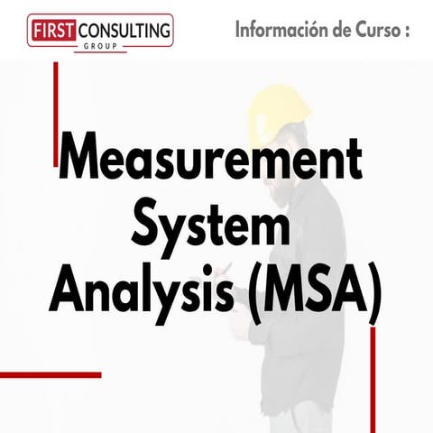 Curso Measurement System Analysis (MSA) | PDF