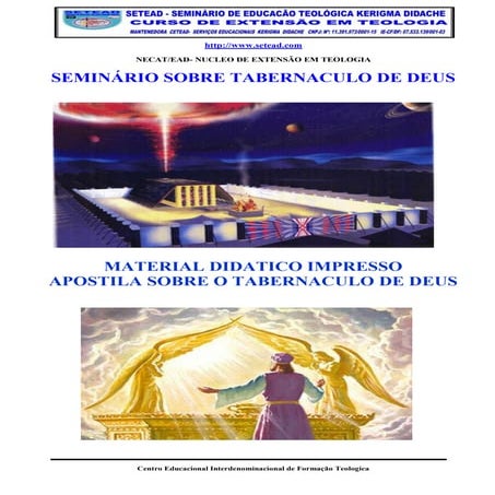 Curso sobre o tabernaculo de deus | PDF