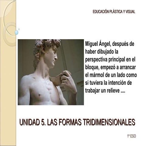 Escultura. 1º eso | PPT