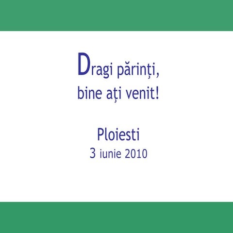 curs parinti formare Dobroestiactivitati | PPT