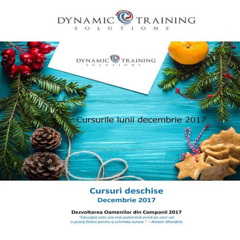 Cursuri open decembrie 2017 | PDF