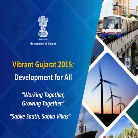 Vibrant Gujarat 2015 - Curtain Raiser | PPTX