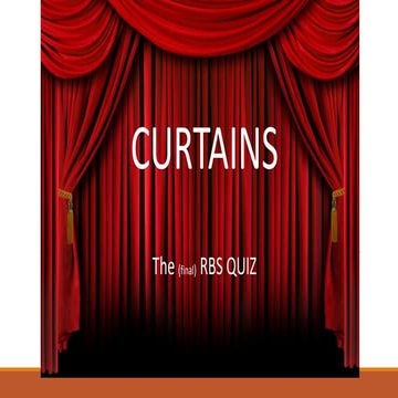 Curtains the quiz | PPTX