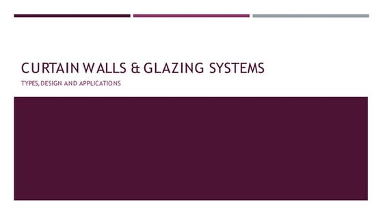 BUILDING TECHNOLOGY - Wall Panel Systems | PPTX