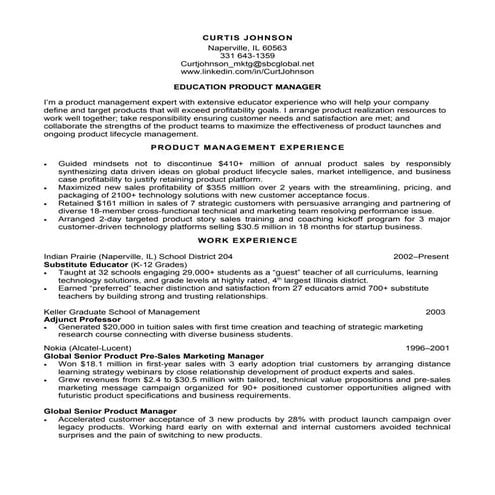 Curt johnsonresumeeducationprodmgr 2018li | DOC