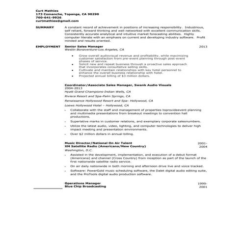 BE Resume Package (3) | PDF