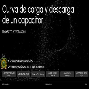 Lab 5. Carga Y Descarga De Un Capcitor | DOCX