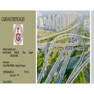 CURVAS VERTICALES | PPTX