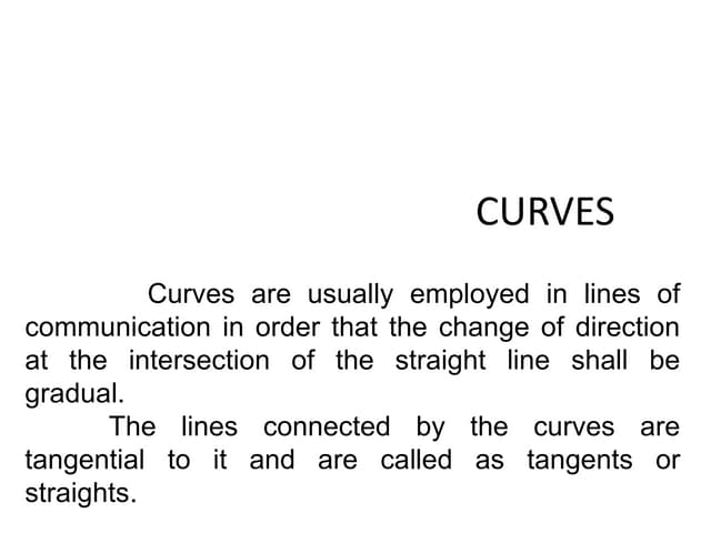Lec. 11 setting out simple circular curve | PDF
