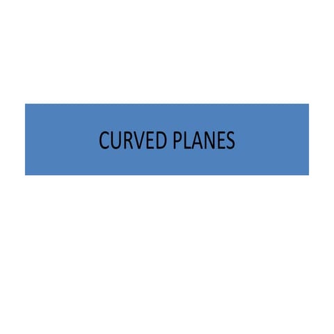 Curves lines and planes | PPTX