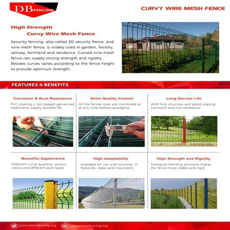 Curvy wire-mesh-fence-catalog | PDF