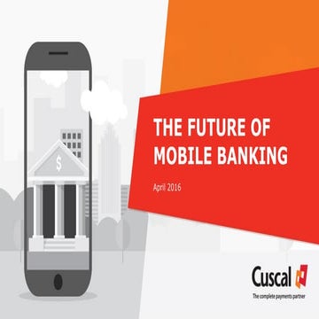The future of mobile banking | PPT
