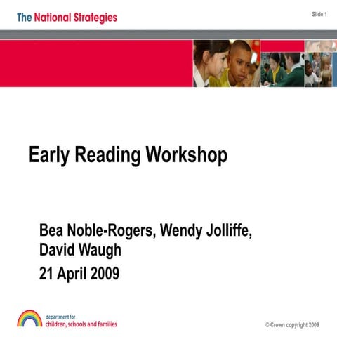 Early Reading Workshop | PPT