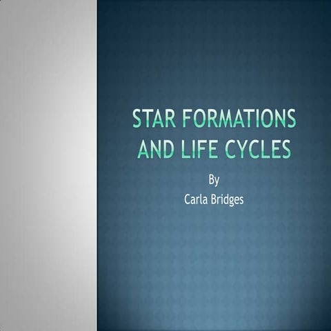 Stellar evolution ppt | PPTX