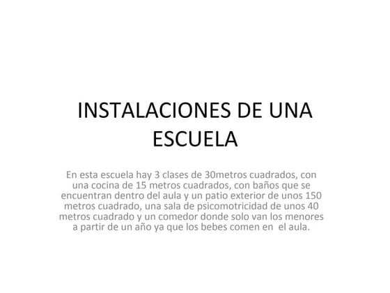 Ud. Mi Nueva Clase. El Colegio Y Sus Dependencias... | PDF