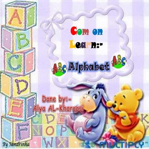 alphabet letters | PPTX