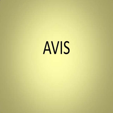 Avis | PPTX
