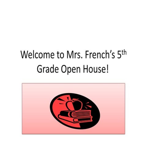 Grade 5 Open House | PPTX