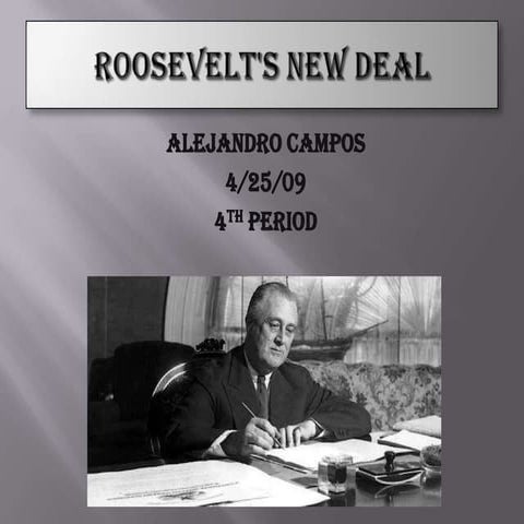 The New Deal | PPT