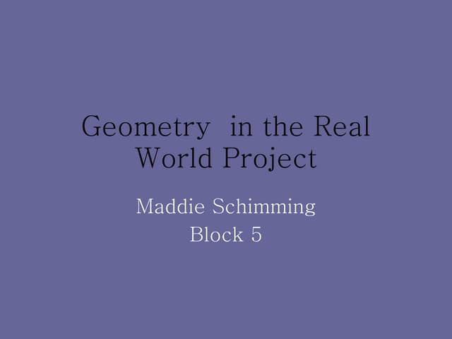 Introduction to Basic Geometry | PDF