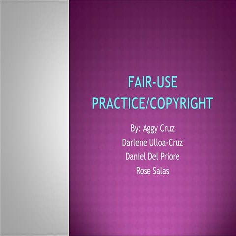 Fair_Use_Practice/Copyright | PPT
