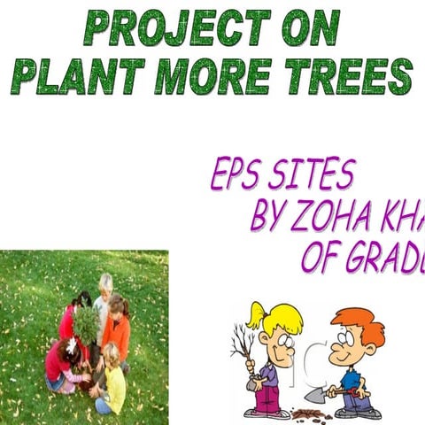 PLANT MORE TREES | PPT