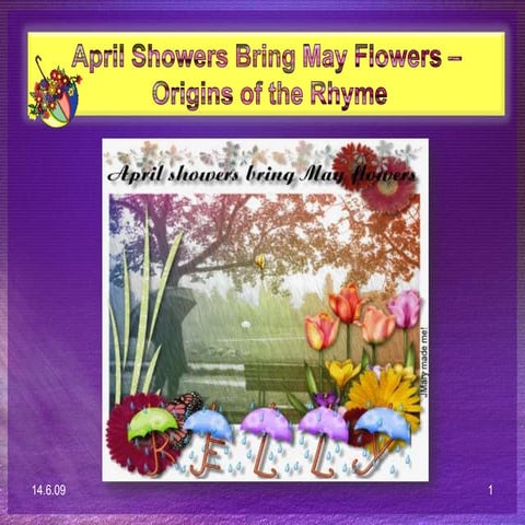April Showers Bring May Flowers | PPSX