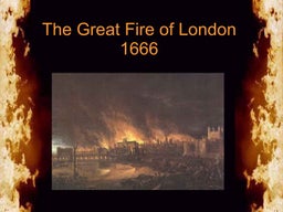 The Great fire of London - 1666 | PPT