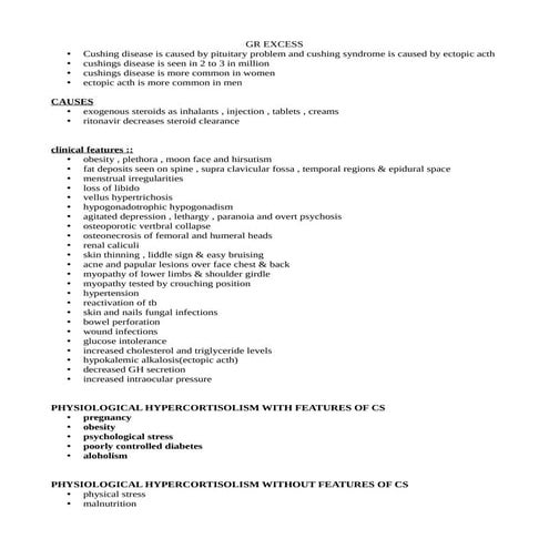 Cushings syndrome | PDF