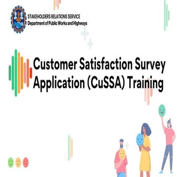 CuSSA Roll-out Training 2022 for DPWH Offices | PPTX