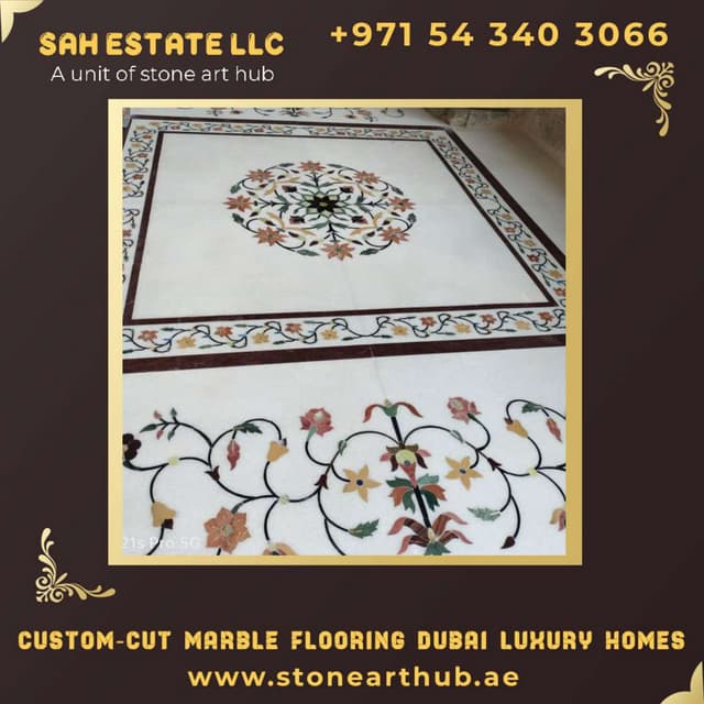 Custom-cut Marble Flooring Dubai Luxury Homes | PDF