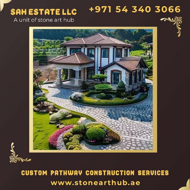 Custom Pathway Construction Services in Abu Dhabi - ☎ +971 54 340 3066 ...