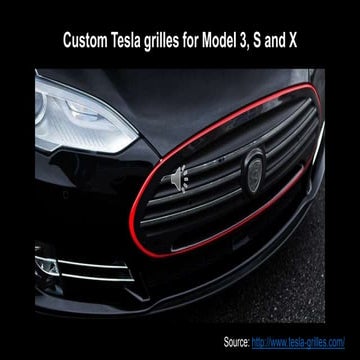 Custom Tesla grilles | PPT