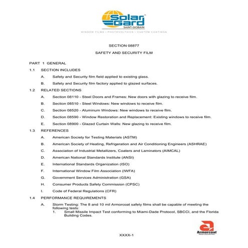 3M Window Film Comparison Chart | PDF