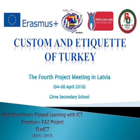 Custom and Etiquette in Turkey | PPTX | National & Civic Holidays ...