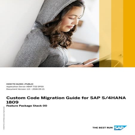 Custom codemigration to S/4HANA | PDF | Programming Languages | Computing