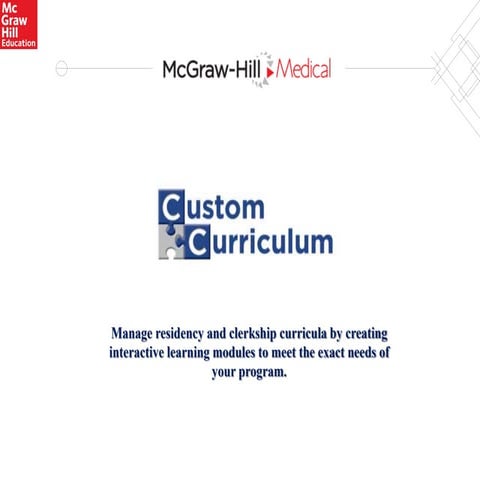 McGraw-Hill Custom Curriculum Overview | PPTX
