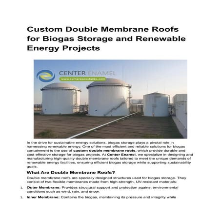 Reliable Double Membrane Roofs for Renewable Energy Projects.docx