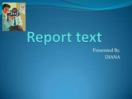 Report text custom animation | PPTX