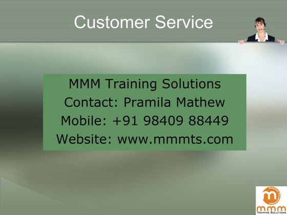 Customer handling Techniques | PPT