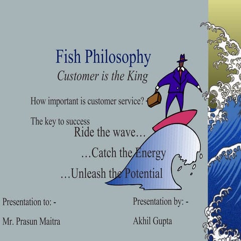 Customer Services and Fish Philosophy | PPT