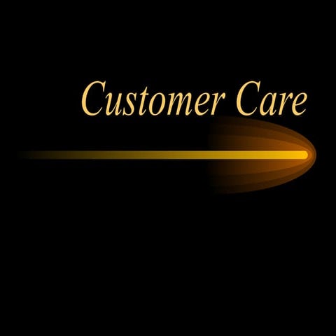 Customer Care | PPT