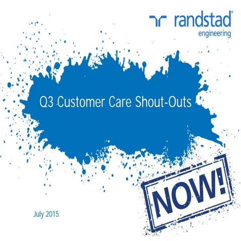 Customer care shout outs | PDF