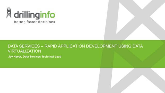 Data Services Rapid Application Development Using Data Virtualization Ppt
