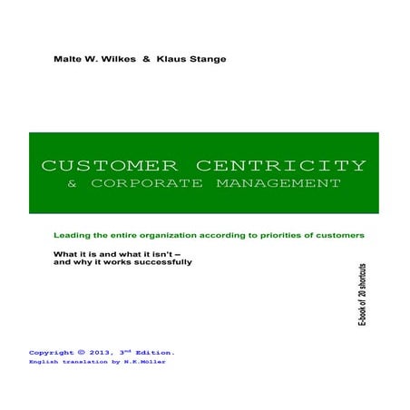 Customer centricity 2013 english | PDF