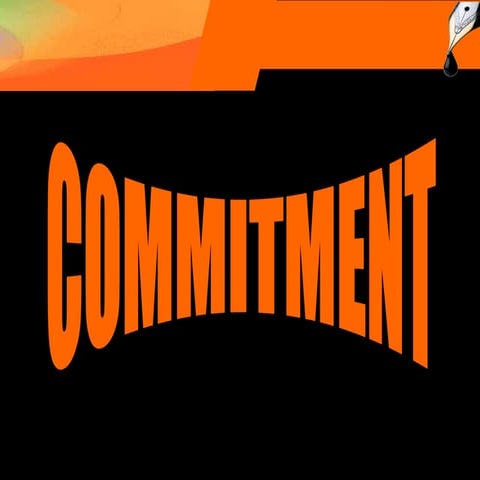 Customer commitment | PPTX