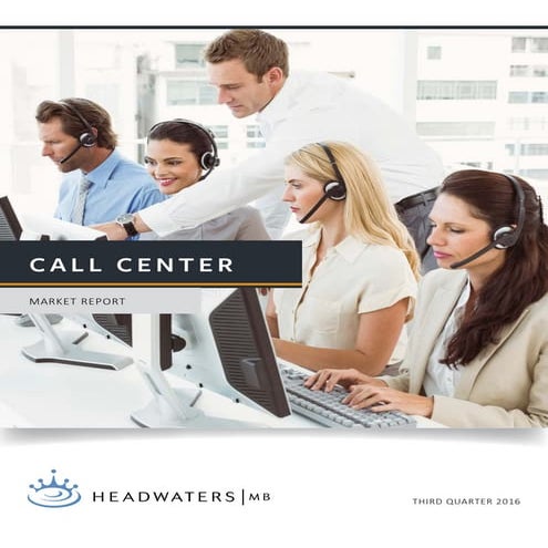 Call Center Market Report | PDF | Telecommunications Industry | Industries