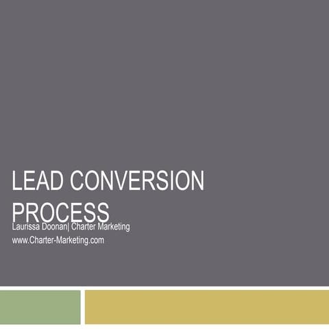 Lead Conversion Process | PPTX