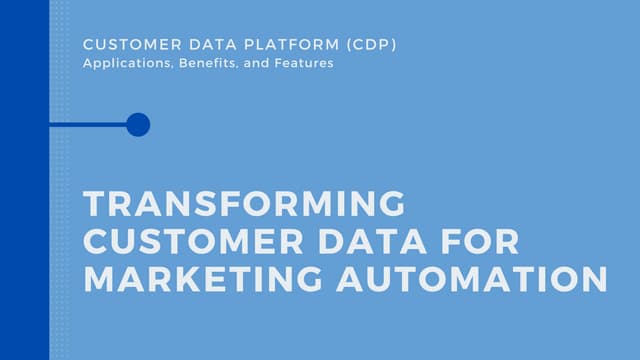 Data CDPs: Unifying Customer Data for Smarter Engagement | PDF